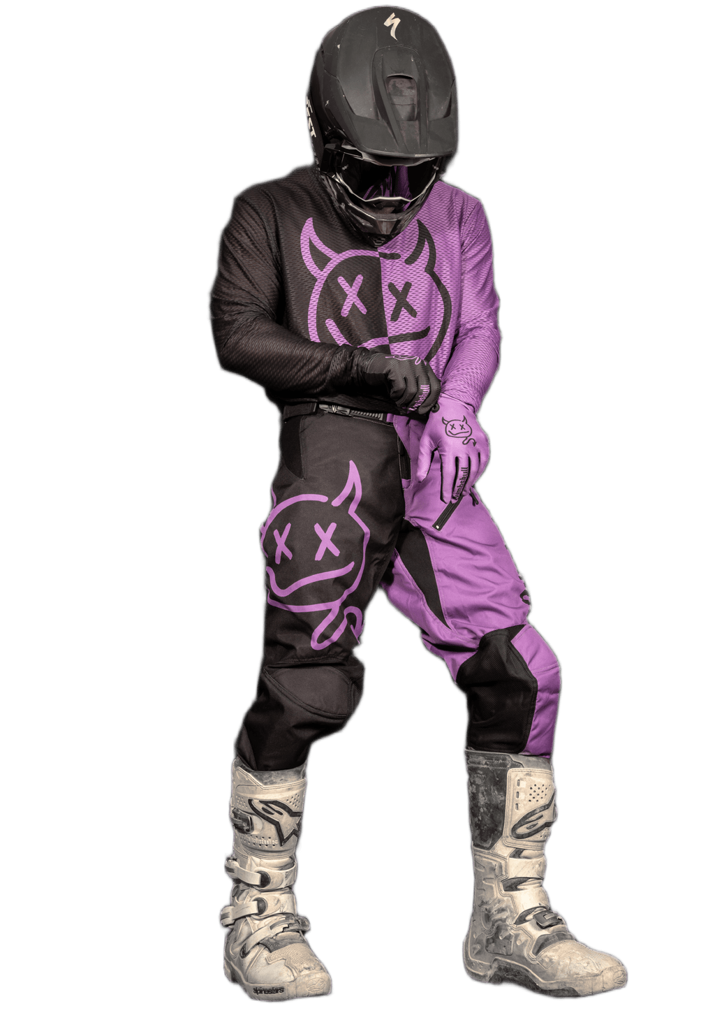 Menace Moto Pant: Purple Devil – Numbskull